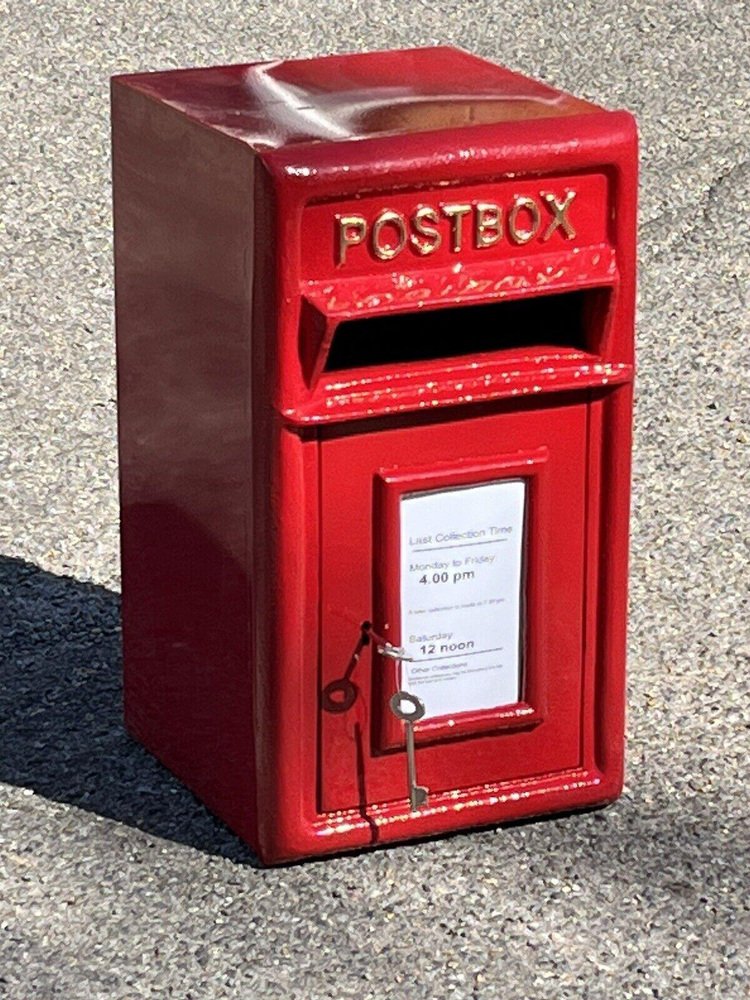 Red Post Box with 2 Keys for sale at Pamono