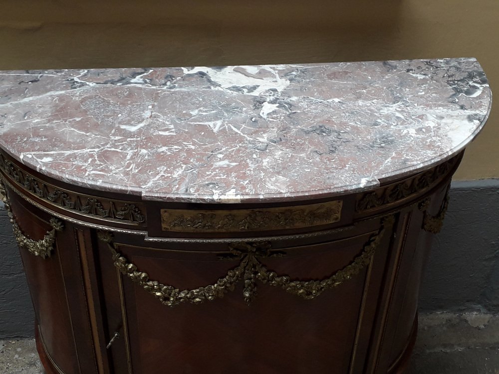 Napoleon III Half-Moon Chest of Drawers for sale at Pamono