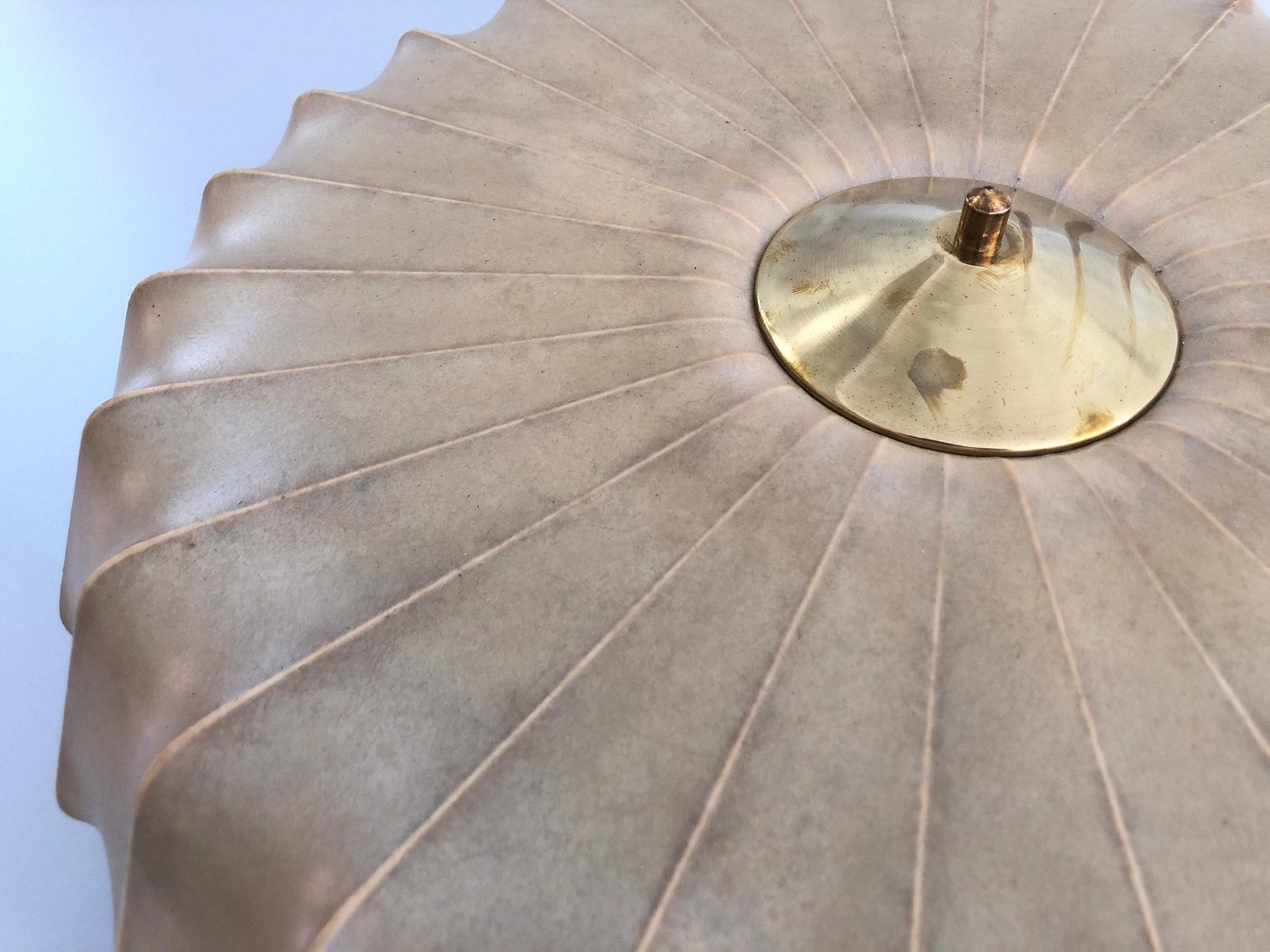 Large Cocoon Flush Mount from Goldkant, Germany, 1960s for sale at Pamono