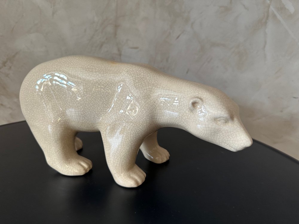 Cracked Ceramic Bear, 1930s for sale at Pamono