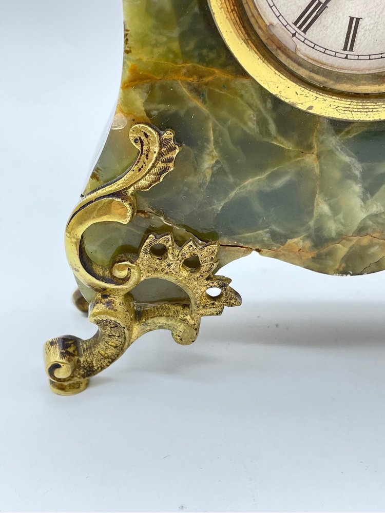 Marble Table Clock, 1880s for sale at Pamono