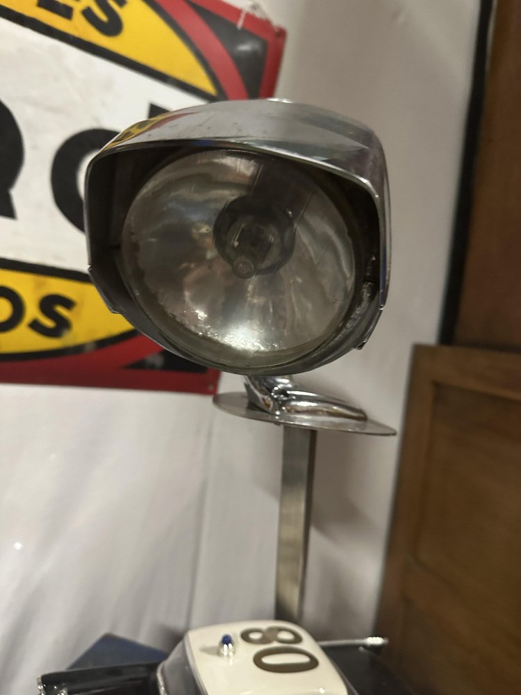 American Police Lamp with Retro Headlight, 1960s for sale at Pamono