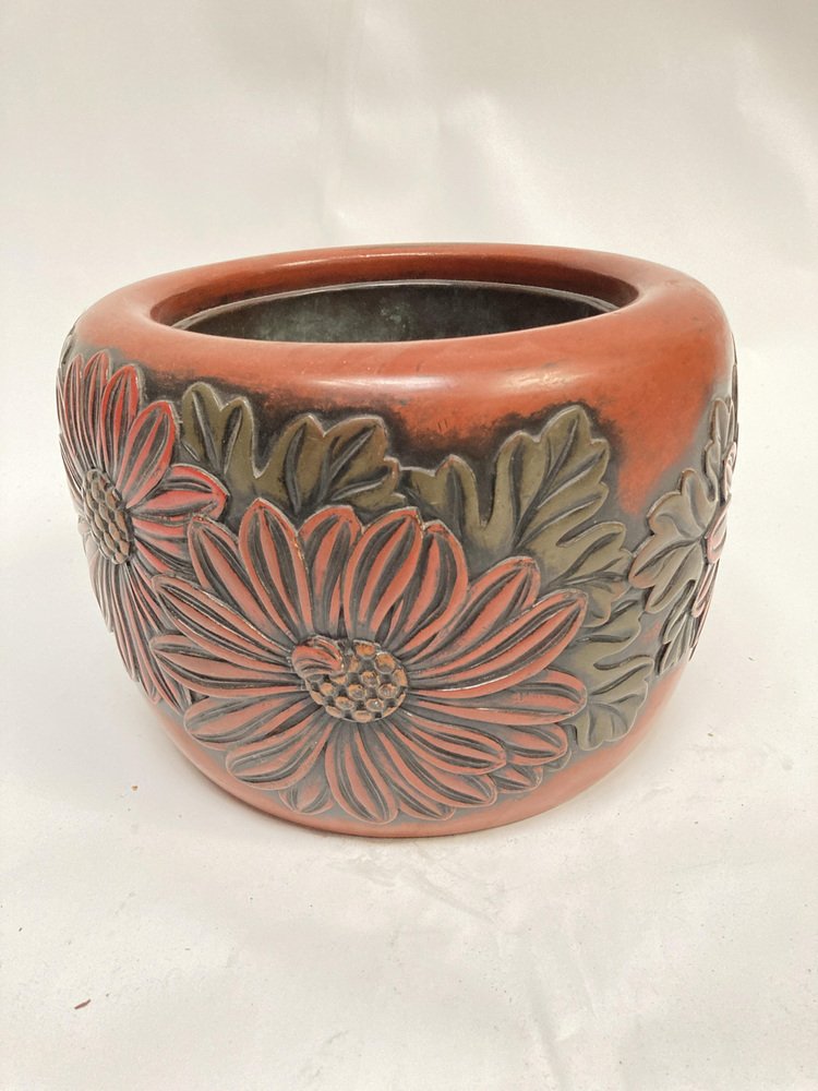 Japanese Meiji Era Lacquer Pot, 1900s for sale at Pamono