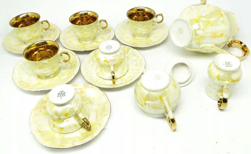 Rococo Style 520 Coffee Service, Ćmielów, Poland, 1960s, Set of 15 for ...