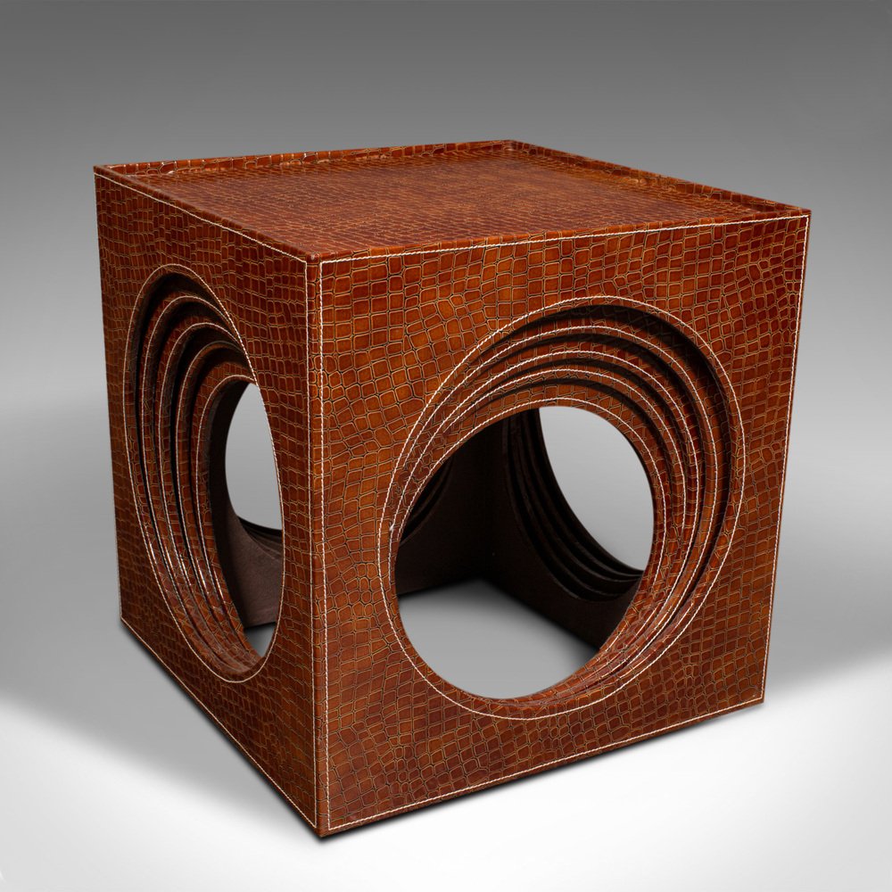 Italian Nesting Cubes, 1980s, Set of 5 for sale at Pamono