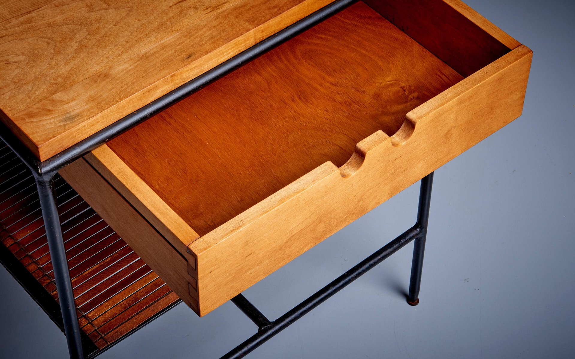 Wrought Iron Night Stand by Paul McCobb for Planner Group, 1950s for ...