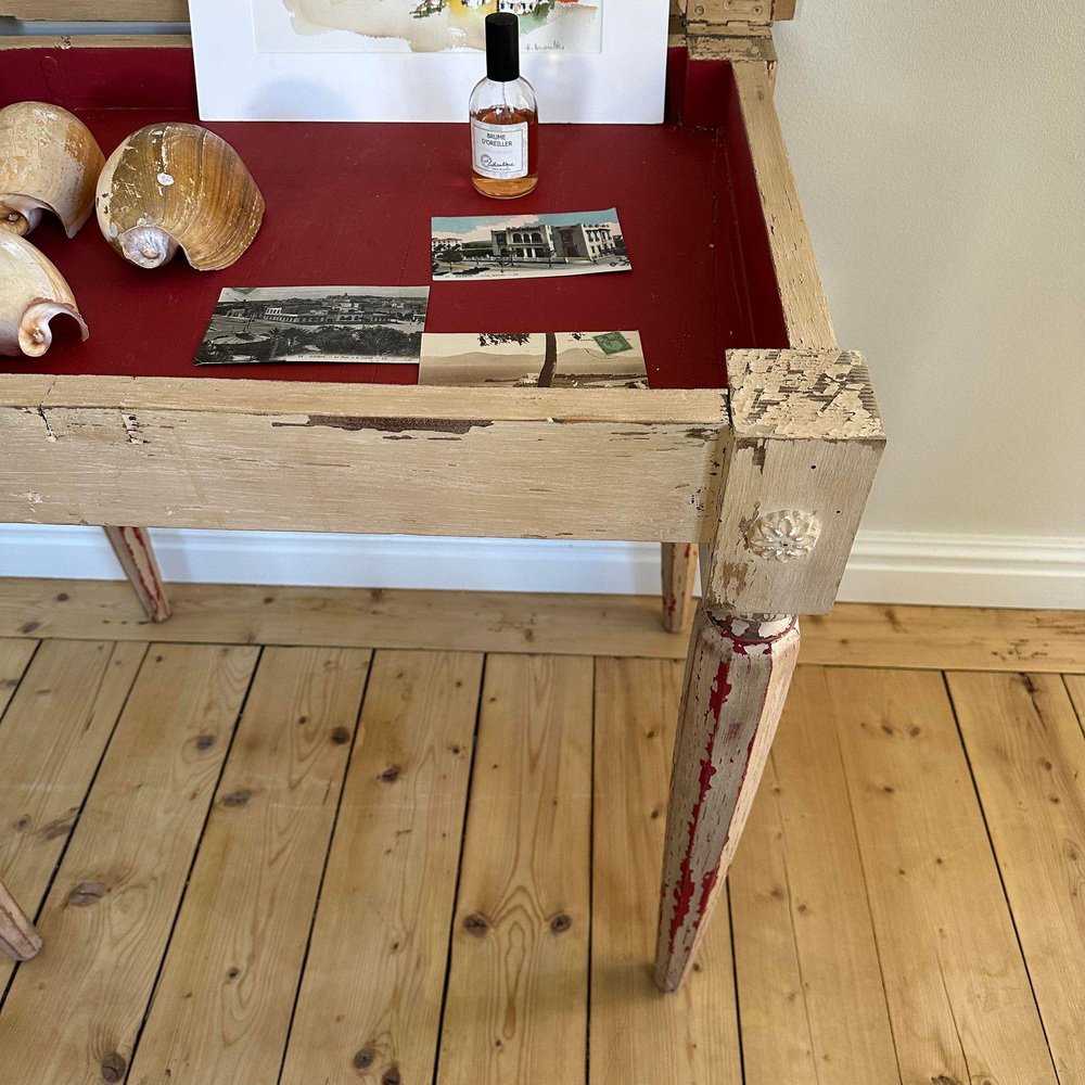 Vintage Glass Display Table for sale at Pamono