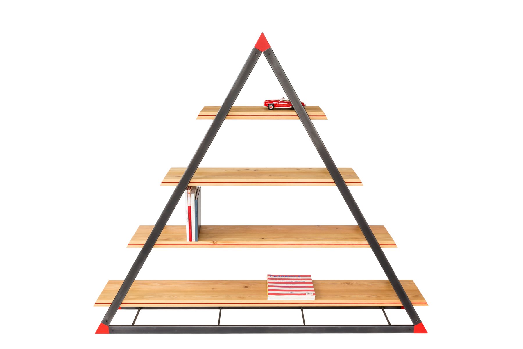 NOON Triangular Bookcase by Dozen Design for sale at Pamono