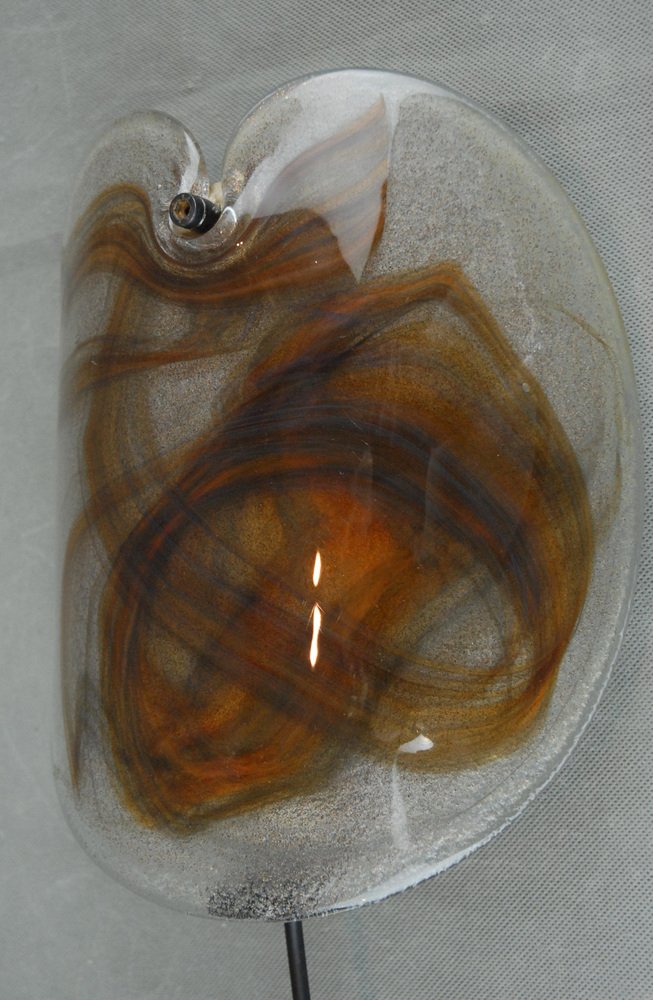 Glass Sconce by Per Lutken for Holmegaard, 1972 for sale at Pamono