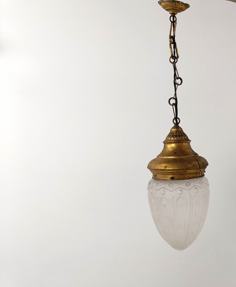 Neoclassical Style Pendant Light, 1950s for sale at Pamono