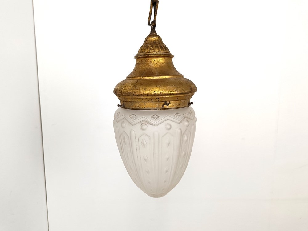 Neoclassical Style Pendant Light, 1950s for sale at Pamono