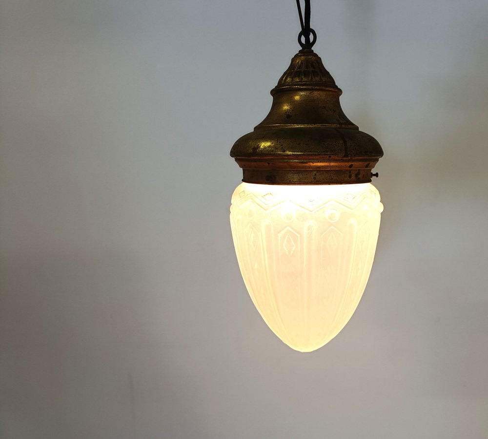 Neoclassical Style Pendant Light, 1950s for sale at Pamono