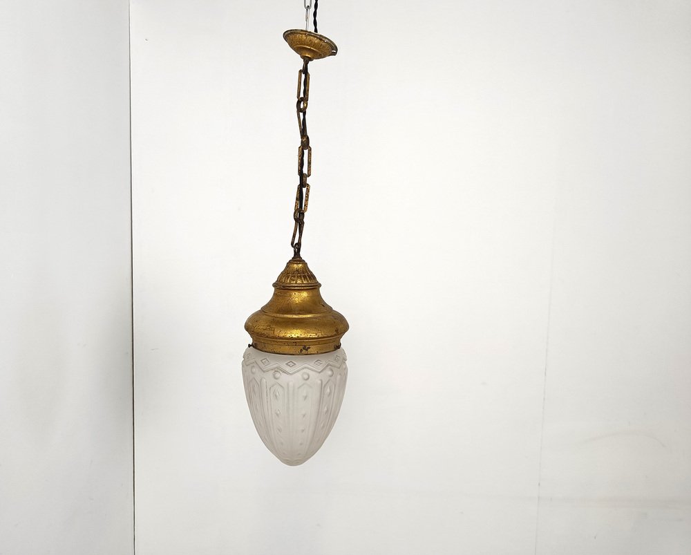 Neoclassical Style Pendant Light, 1950s for sale at Pamono