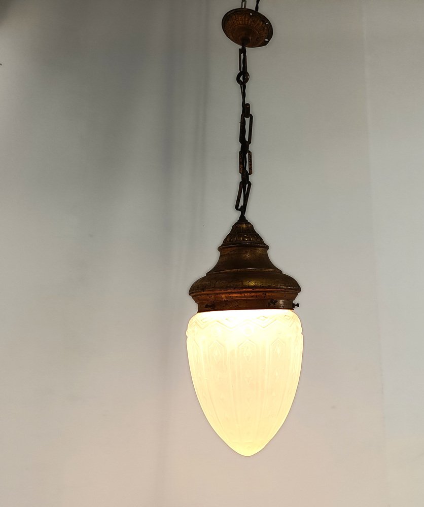 Neoclassical Style Pendant Light, 1950s for sale at Pamono