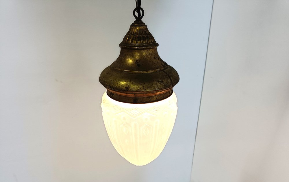 Neoclassical Style Pendant Light, 1950s for sale at Pamono