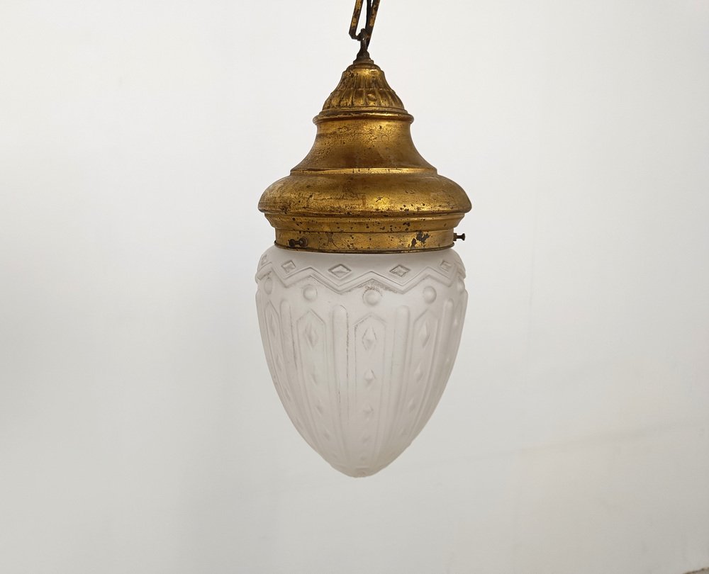 Neoclassical Style Pendant Light, 1950s for sale at Pamono