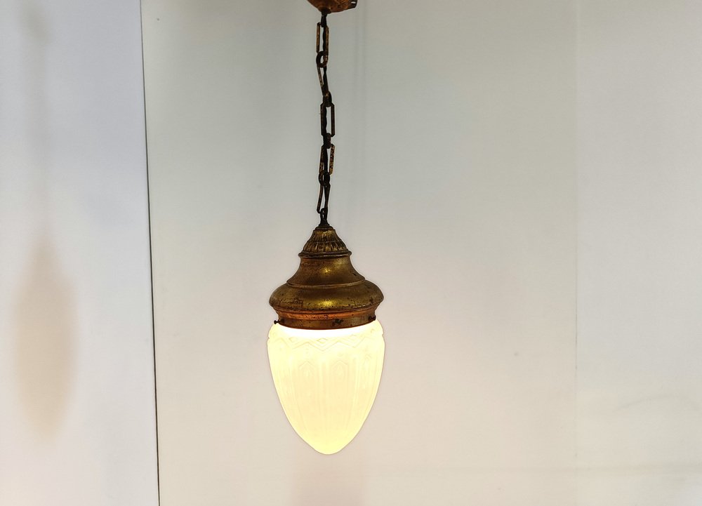 Neoclassical Style Pendant Light, 1950s for sale at Pamono