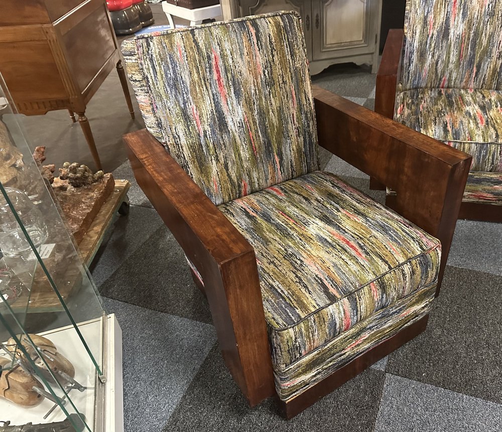 Art Deco Living Room Set, 1920s, Set of 3 for sale at Pamono