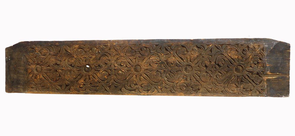 Antique Hand-Carved Wood Panel, Nuristan, Afghanistan, 1890s for sale ...