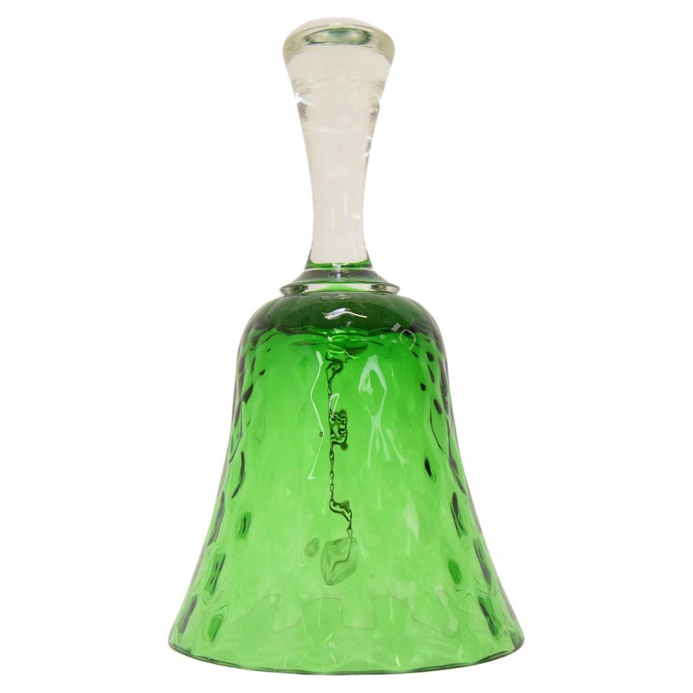 Vintage Glass Bell from Glasswork Novy Bor, 1950s for sale at Pamono