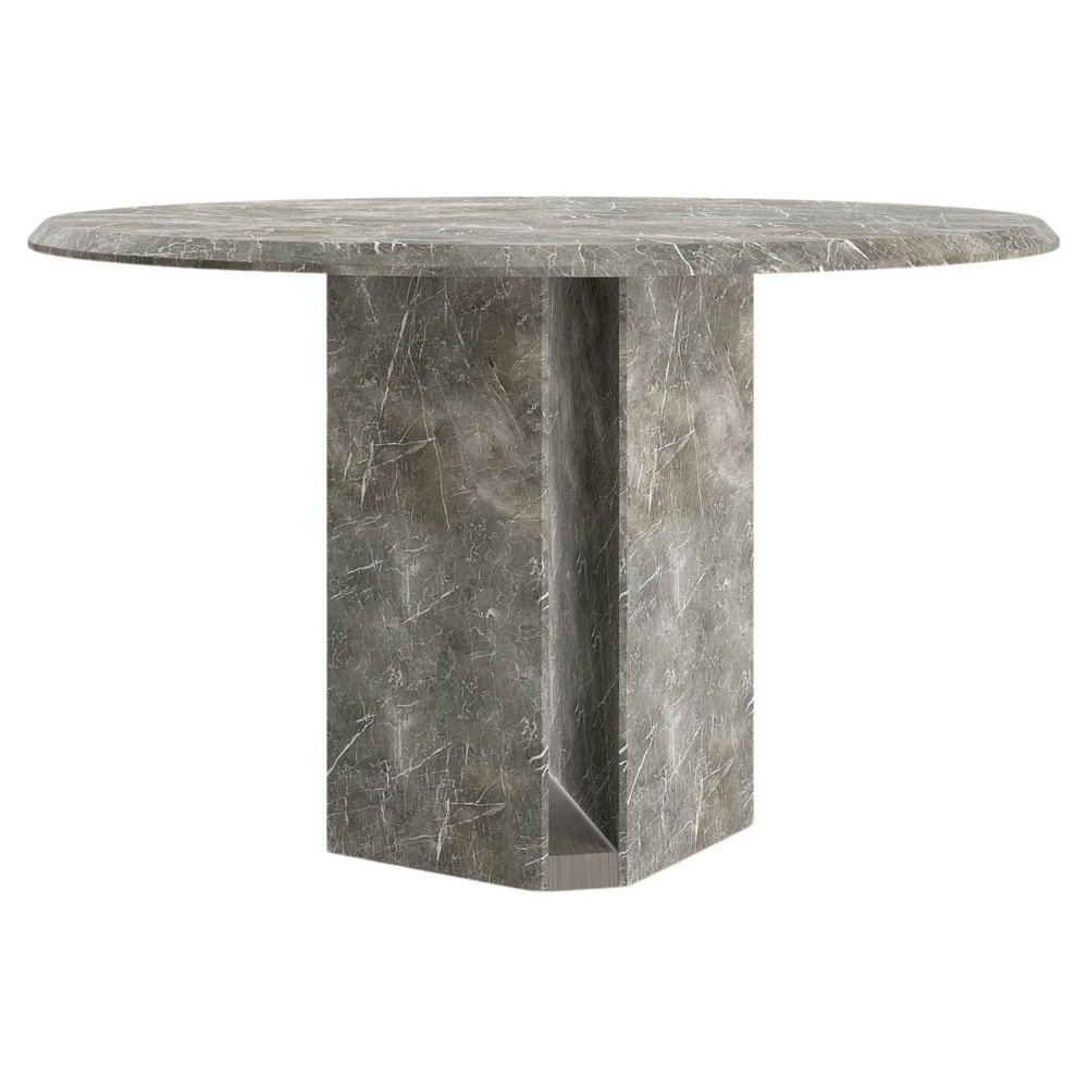 Small Round Marble Delos Dining Table by Giorgio Bonaguro for sale at ...