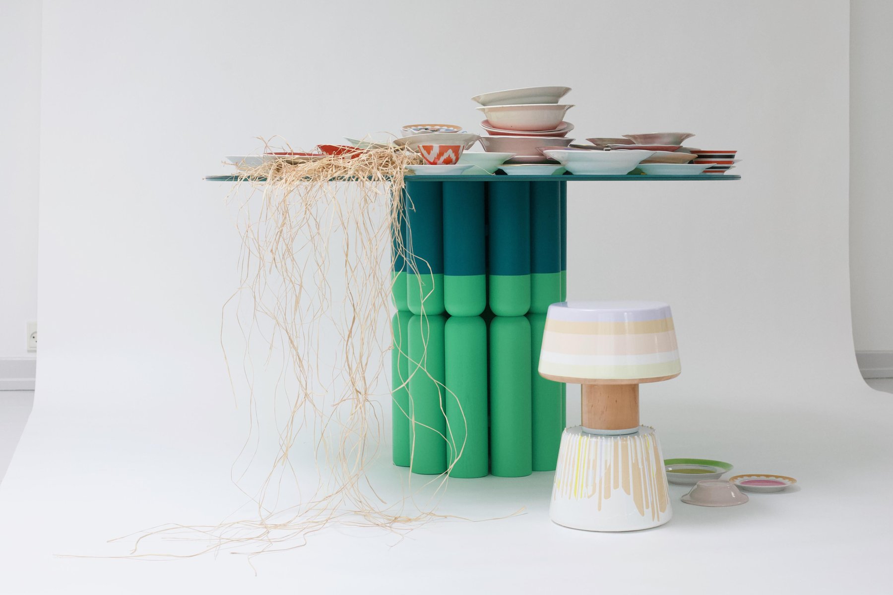 Happy Meal Dining Table by Studio Yolk for sale at Pamono