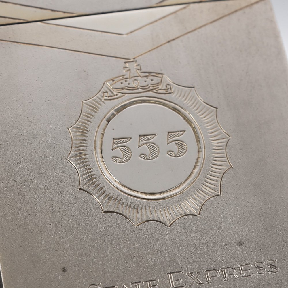 Silver Cigarette Carton from 555 State Express of London, United ...