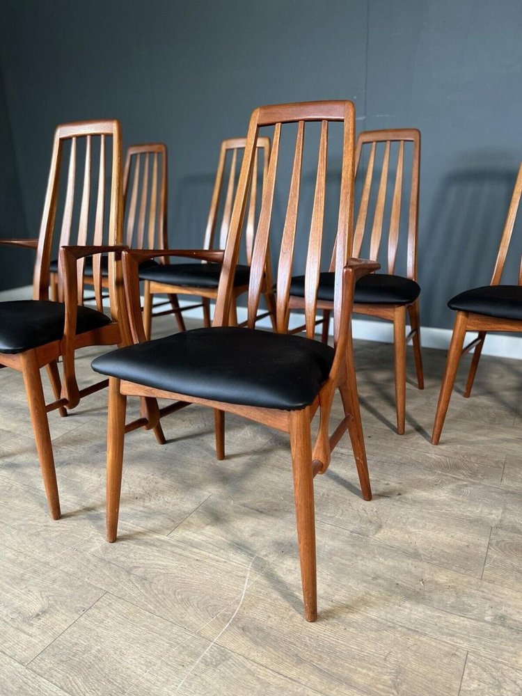 Eva Chairs by Niels Koefoed for Koefoed Hornslet, Set of 6 for sale at ...