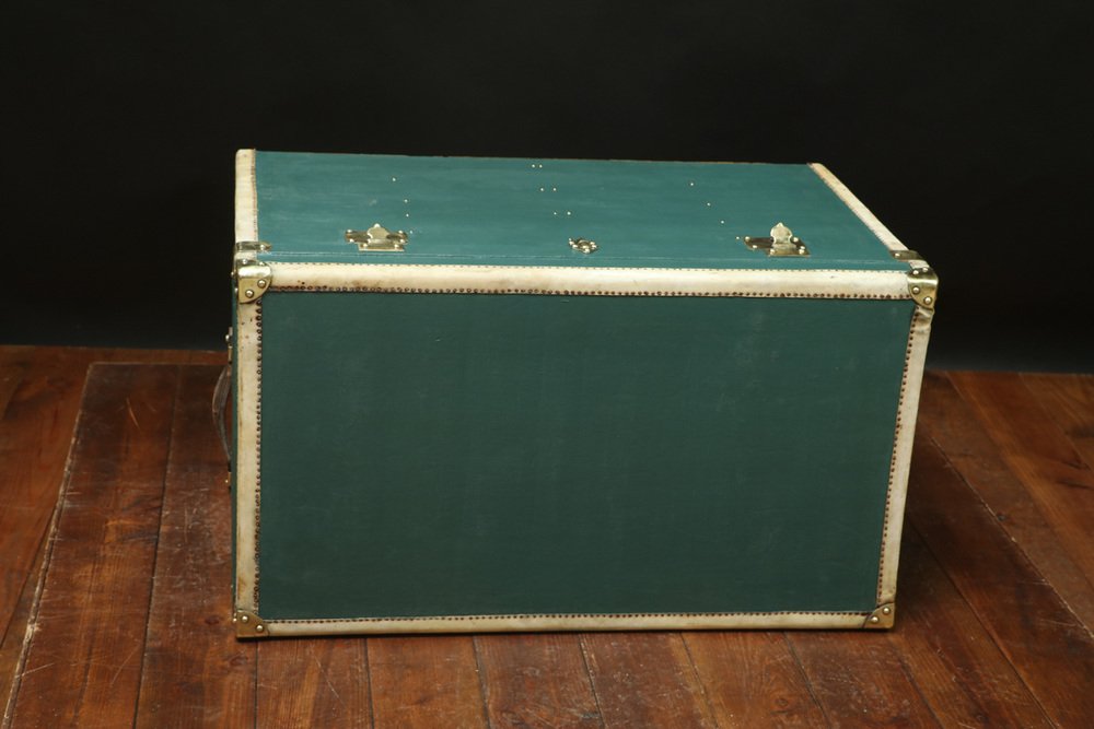 Vintage Green Mail Trunk for sale at Pamono