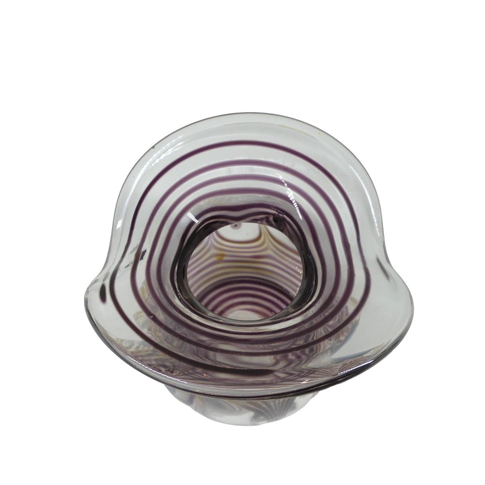 Studio Art Glass Vase by Eisch, 1987 for sale at Pamono