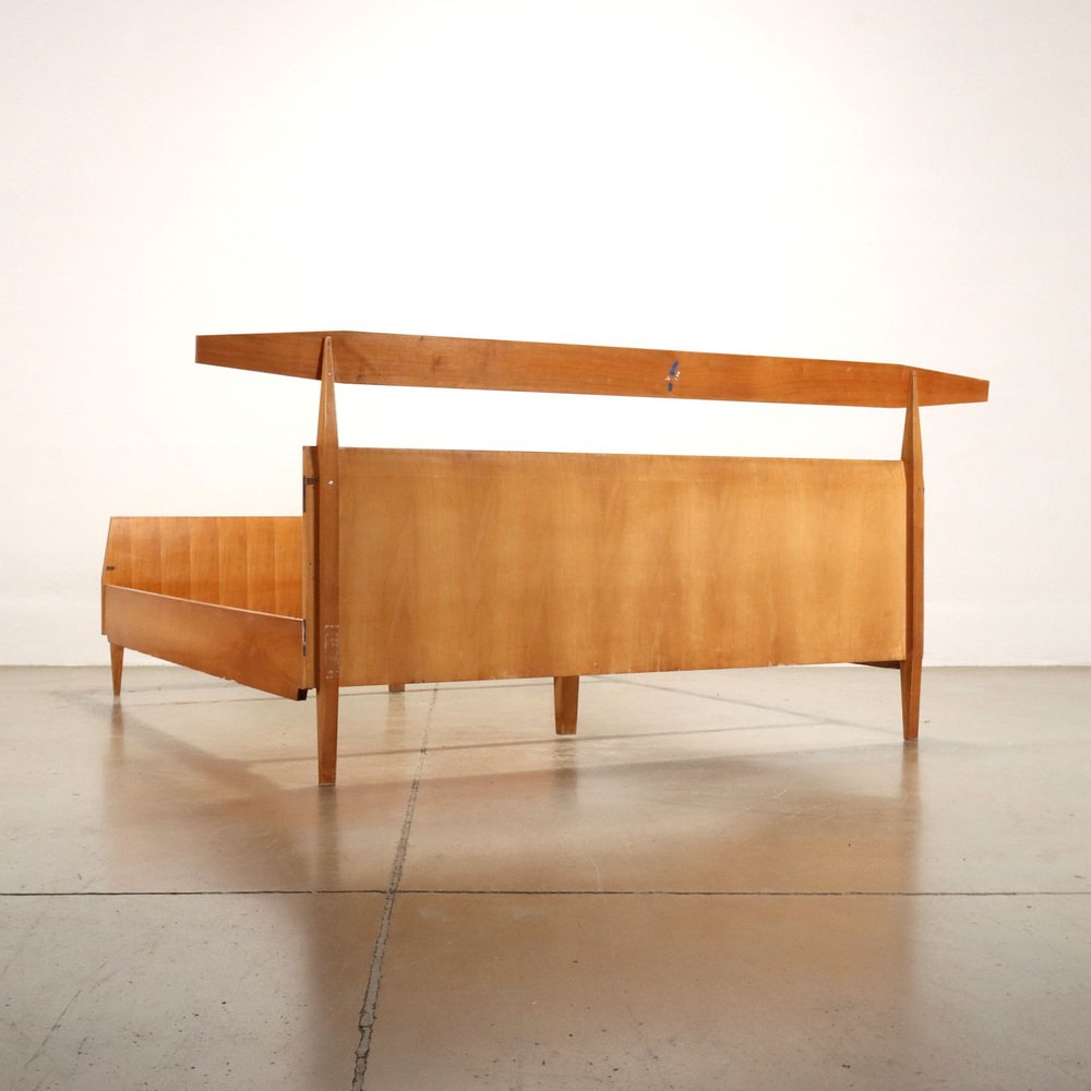 Bed Frame in Laminate & Mahagony, 1960s for sale at Pamono