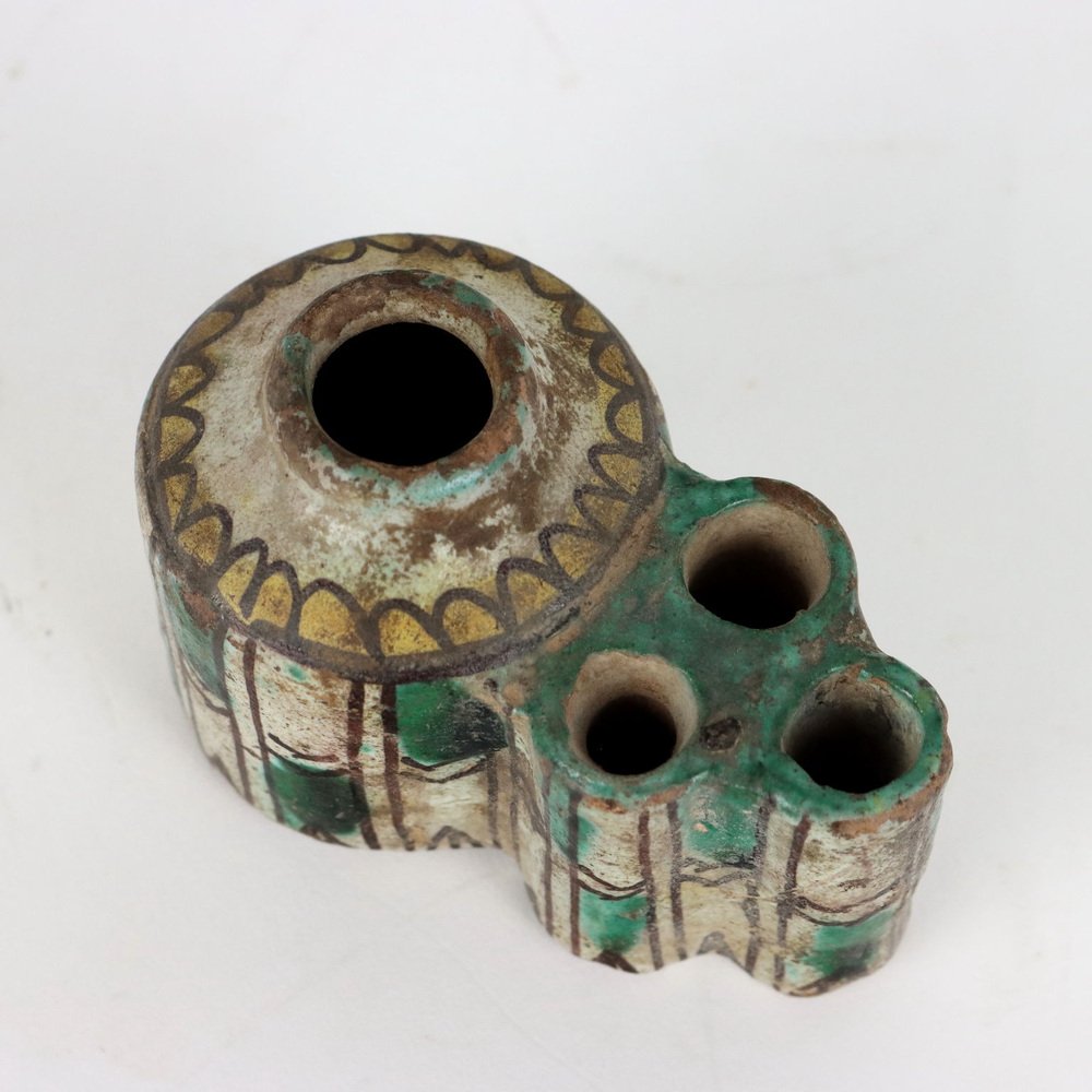 Antique Inwell in Enamelled Earthenware for sale at Pamono