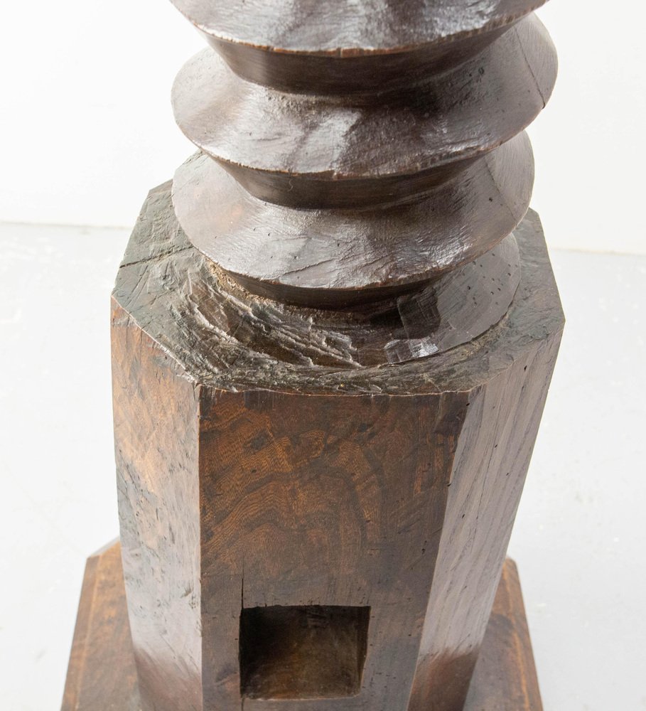 19th Century French Screw Pedestal Plant Holder for sale at Pamono