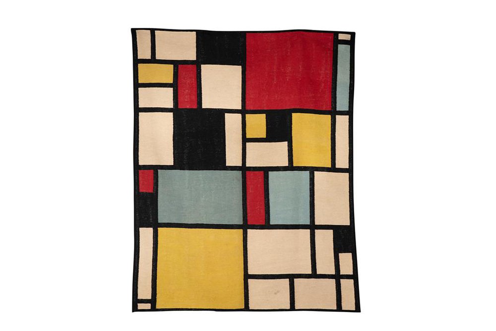 Rug or Tapestry in the style of Piet Mondrian for sale at Pamono
