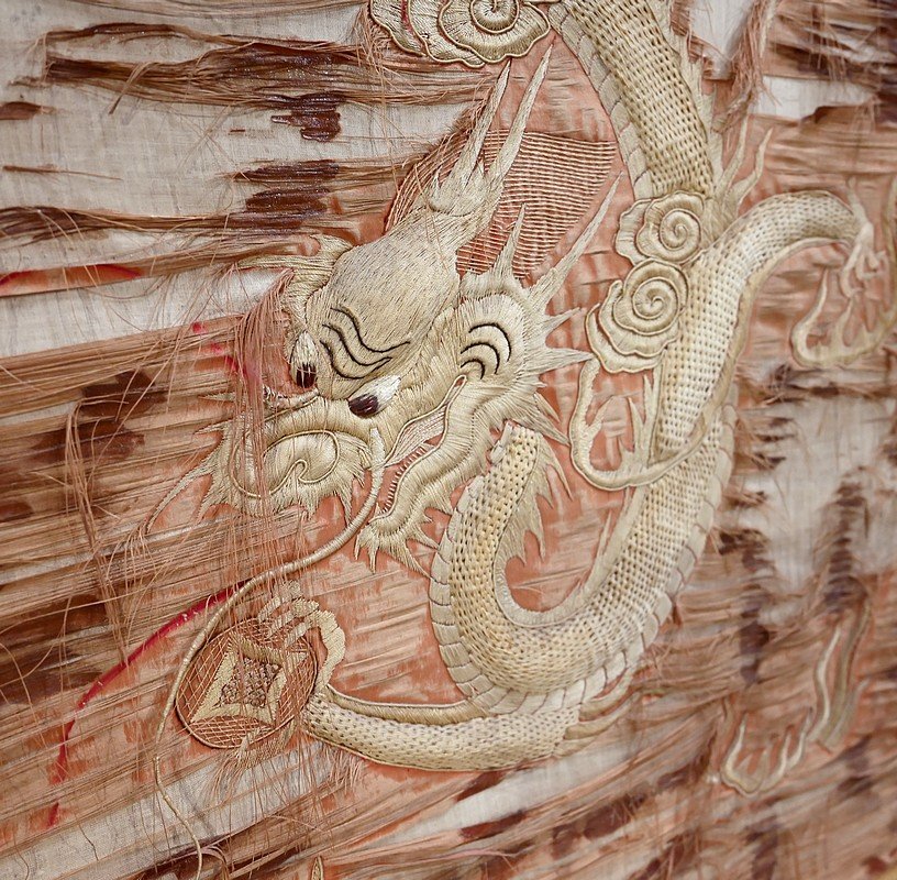 Bamboo Spirit Chimney Screen, 1920s for sale at Pamono