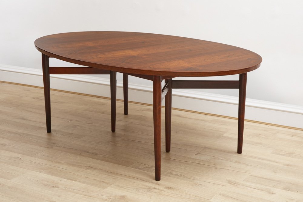 Mid-Century Extending Dining Table Model 212 in Rosewood by Arne Vodder ...
