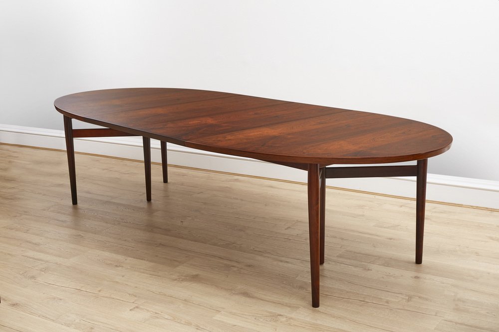 Mid-Century Extending Dining Table Model 212 in Rosewood by Arne Vodder ...