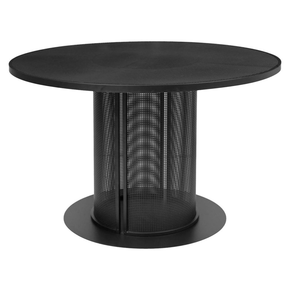 Black Steel Bahaus Dining Table by Kristina Dam Studio for sale at Pamono