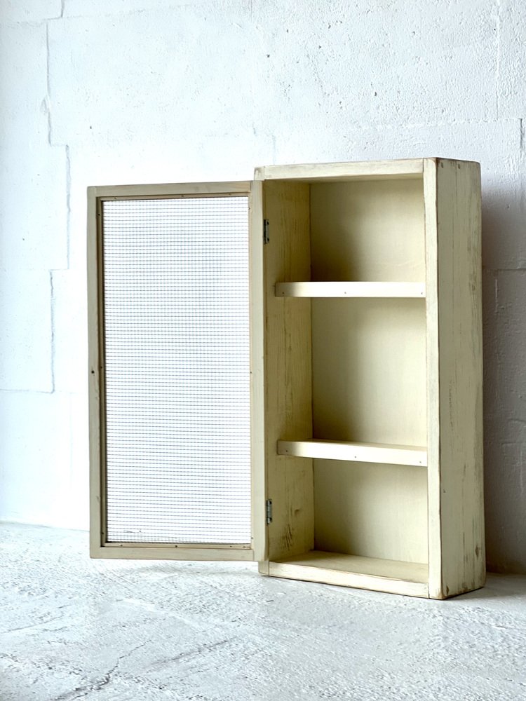 Vintage Wall Unit with Meshwire for sale at Pamono