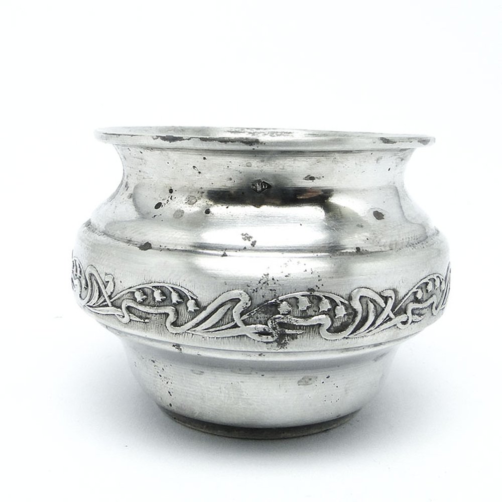 Art Nouveau Silver Salt Holder, Former Austro-Hungarian Empire, 1900s ...