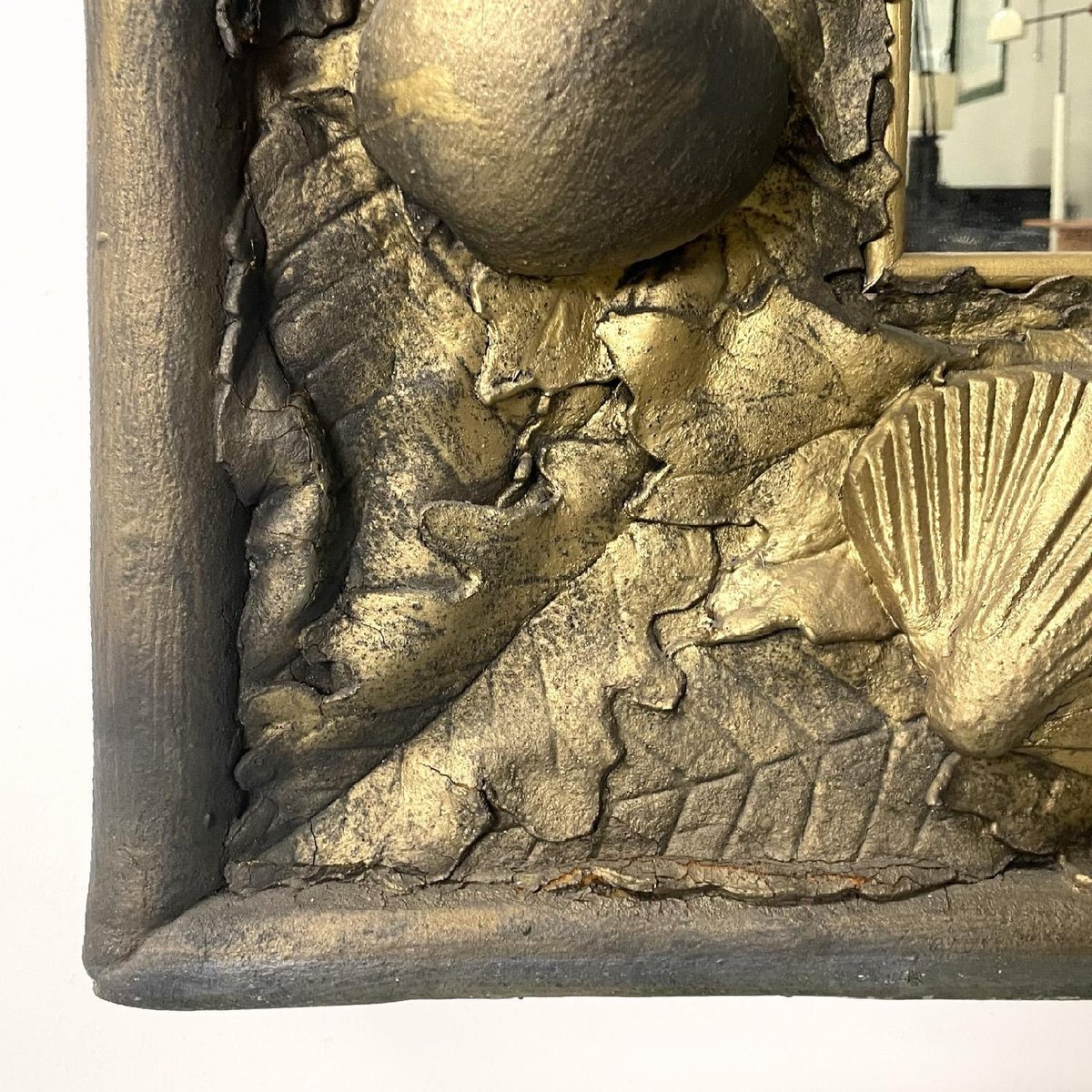 Modern Italian Square Wall Mirror Foam Rubber Frame with Eyes ...