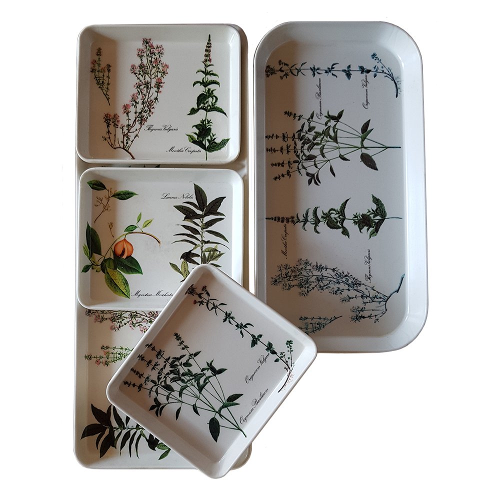 Mid-Century Italian Melamine Tray Set from Mebel, Set of 17 for sale at ...