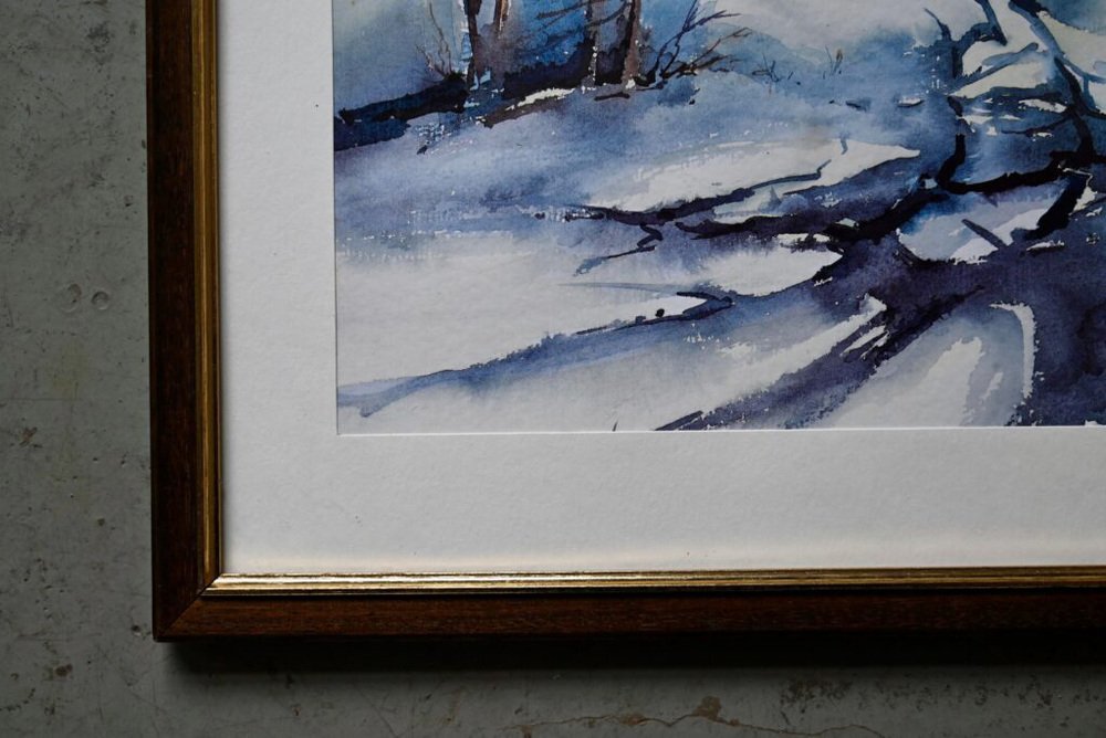 Joseph Müller Pauly, Landscapes, 1970s, Watercolors, Framed, Set of 3 ...