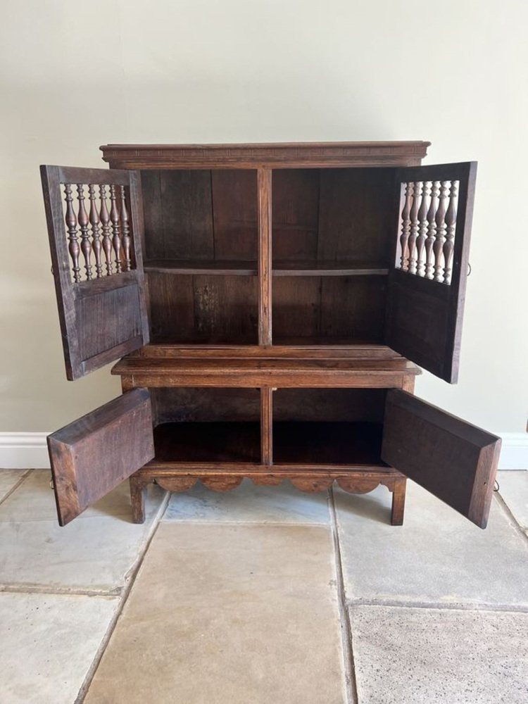 19th Century Antique Oak Food Cupboard, 1820 for sale at Pamono