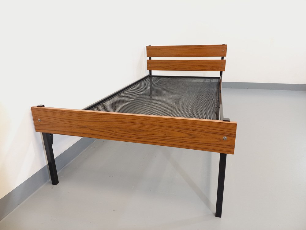 Vintage Metal and Formica Bed, 1960s for sale at Pamono
