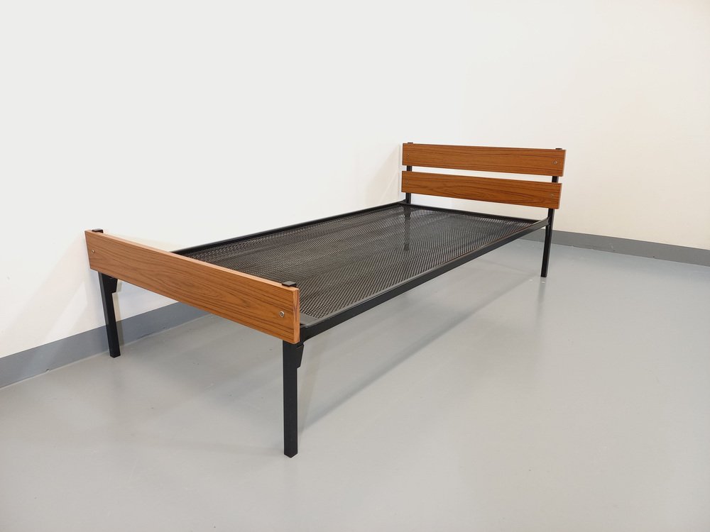 Vintage Metal and Formica Bed, 1960s for sale at Pamono