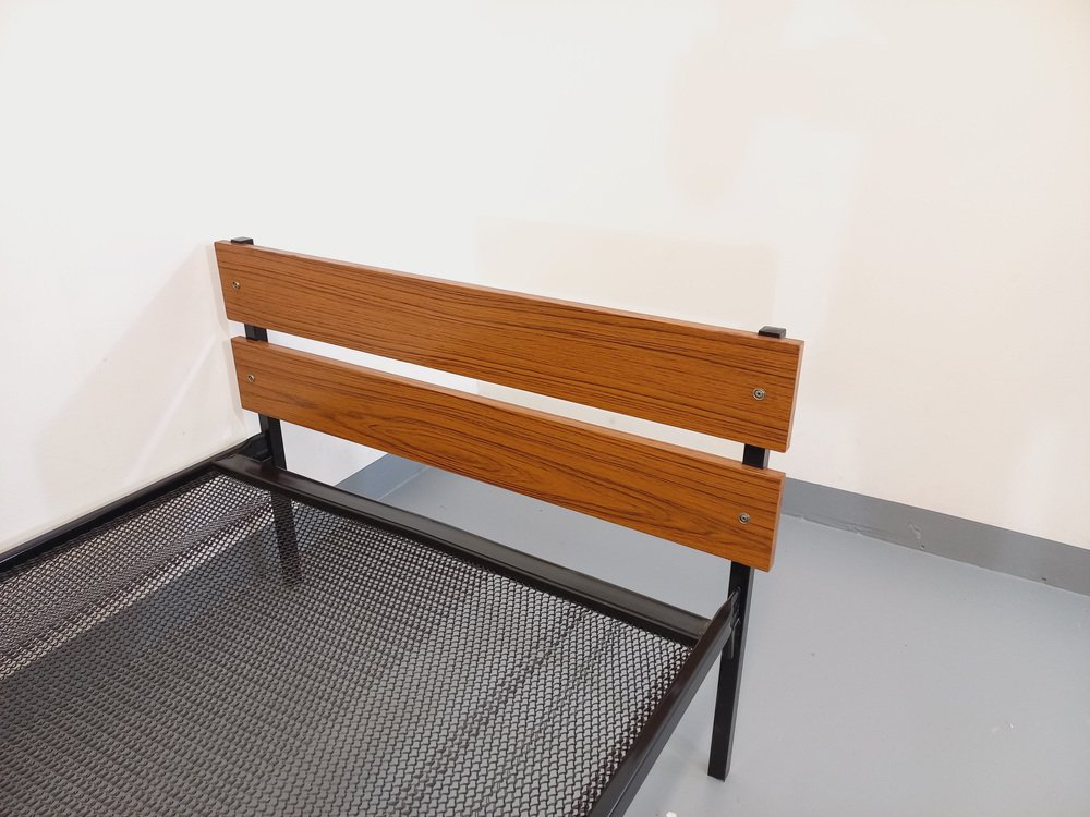 Vintage Metal and Formica Bed, 1960s for sale at Pamono