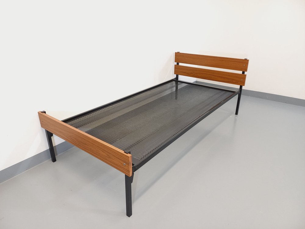 Vintage Metal and Formica Bed, 1960s for sale at Pamono