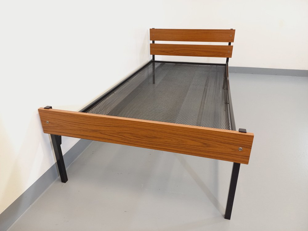 Vintage Metal and Formica Bed, 1960s for sale at Pamono