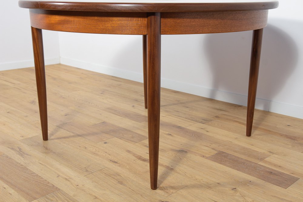 Mid-Century Teak Round Fresco Dining Table from G-Plan, 1960s for sale ...